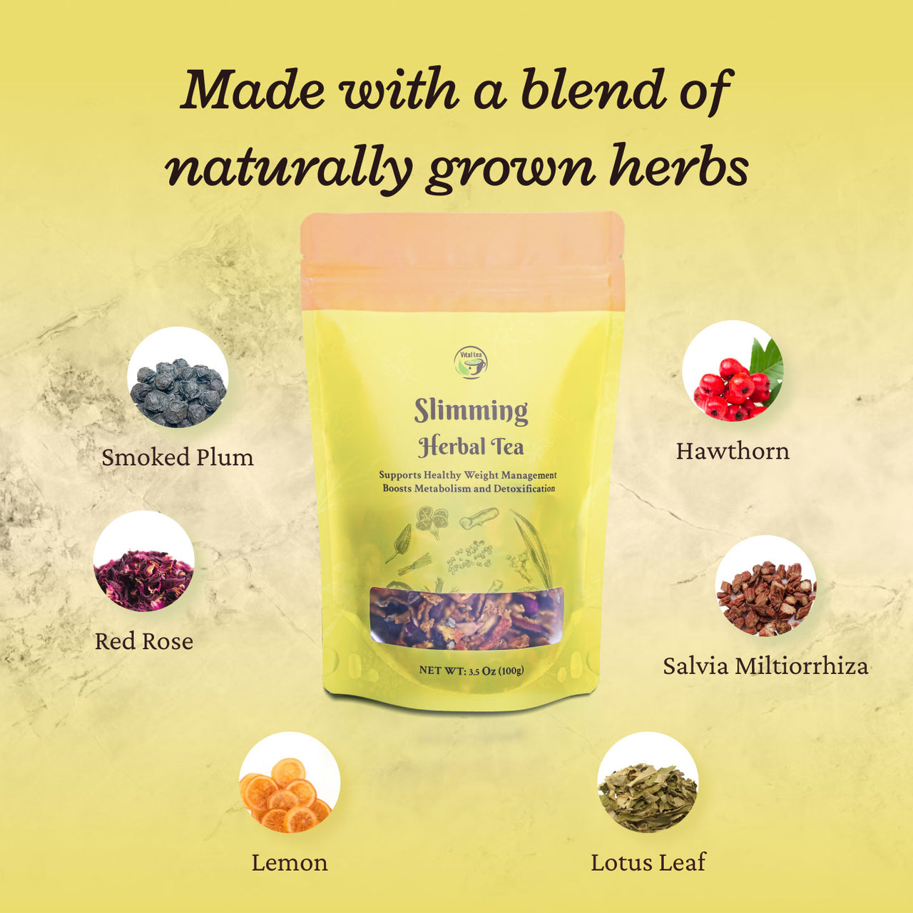 Slimming Herbal Tea for Lose Weight and Body Detox – Vital Tea